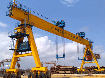 Straddle Carrier Gantry Crane for Sale-Lifting Capacity Up to 1200t