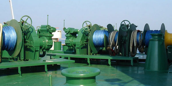 Mooring Winch for Ships-Electric & Hydraulic Type